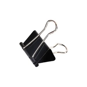 Coofficer Extra Large Binder Clips 2-Inch (24 Pack), Big Paper Clamps for Office Supplies, Black