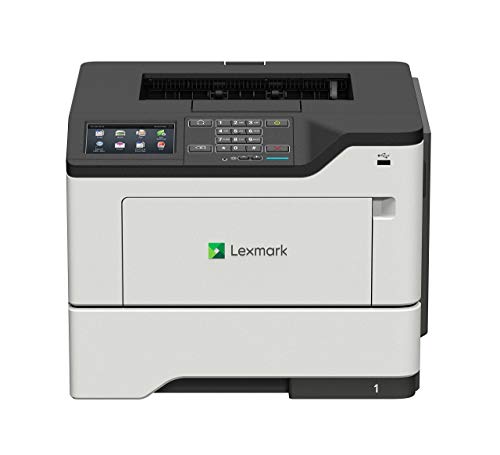 Lexmark 36S0500 MS622de Monochrome Laser Printer, Scan, Copy, Network Ready, Duplex Printing and Professional Features (Renewed)