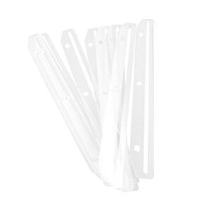 Baumgartens Magazine Organizer 12 Pack WHITE (JT-9000)