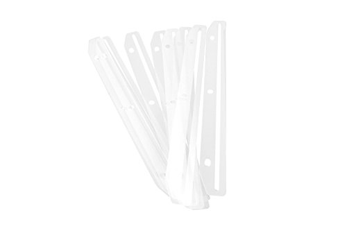 Baumgartens Magazine Organizer 12 Pack WHITE (JT-9000)