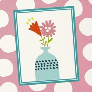 Hallmark Assorted Blank Cards (Stripes, Floral, Polka Dots, Bird, 40 Cards with Envelopes)