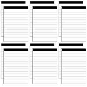 12 Pack Note Pads Refills 4 x 6 Inch Memo Pads Writing Pads, White Small Notepads Scratch Pads Mini Notepad with 30 Sheets Lined Paper in Each Pad