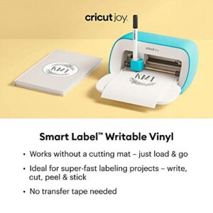 Cricut Joy Smart Label Writable Vinyl - Adhesive Decal Roll - 5.5" x 48" - DIY Label Making for Home Organization, Wedding Labels, Address Labels