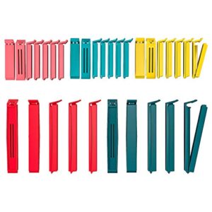 ikea 700.832.52 bevara sealing clip, assorted colors, assorted sizes, 2 sets of 30 – 60 total