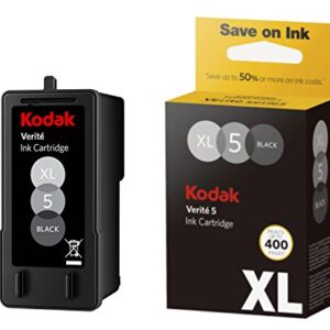 Kodak Verite 5 Replacement Inks (ALK1UA) XL Black Ink Jet Cartridge compatible to V50, V55, V55W Eco, V55 Plus, V60 Eco, V640 Eco, V64 Series, V65 Eco, V65 Plus