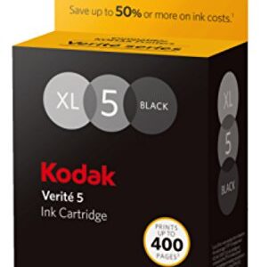 Kodak Verite 5 Replacement Inks (ALK1UA) XL Black Ink Jet Cartridge compatible to V50, V55, V55W Eco, V55 Plus, V60 Eco, V640 Eco, V64 Series, V65 Eco, V65 Plus