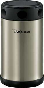 zojirushi steel food jar, 25-ounce, black/stainless