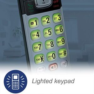 VTech CS6509 Accessory Cordless Handset, Silver/Black | Requires VTech CS6519 or CS6529 to Operate