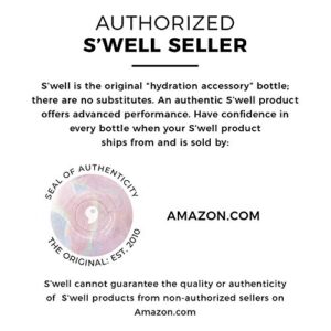 S'well Stainless Steel Water Bottle - 17 Fl Oz - Azurite Marble - Triple-Layered Vacuum-Insulated Containers Keeps Drinks Cold for 36 Hours and Hot for 18 - with No Condensation - BPA-Free