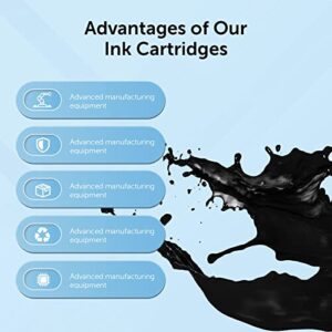 952XL Ink Cartridges Combo Pack Replacement for HP 952 Ink Work with HP OfficeJet Pro 8710 7740 8720 8210 8715 8702 7720 8730 8740 8216 8725 8700 Printer (4 Pack)