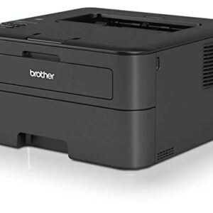 New Brother Compact Monochrome Laser Printer, HL-L2305W, up to 2400 x 600 dpi, up to 24ppm, Built-in Wireless Networking,Durlyfish USB Printer Cable,A