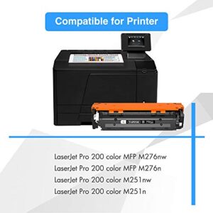 TRUE IMAGE Compatible Toner Cartridge Replacement for HP CF210X 131A 131X CF210A Pro 200 Color M251nw MFP M276nw M251n M276n M276 M251 Printer Ink Black -1Pack