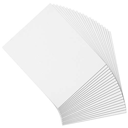 20Pack Foam Boards, 11"x14" Foam Core Backing Board White, 1/8" Thickness Mat Boards Poster Boards Polystyrene Poster Board Signboard Perfect for Presentations, School, Office & Art Projects