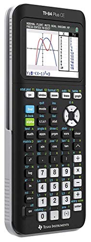 Texas Instruments TI-84 Plus CE Graphing Calculator, Black (Renewed)