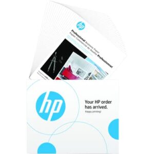 HP Professional Business Paper, Glossy, 8.5x11 in, 52 lb, 50 sheets, works with laser printers (4WN11A)