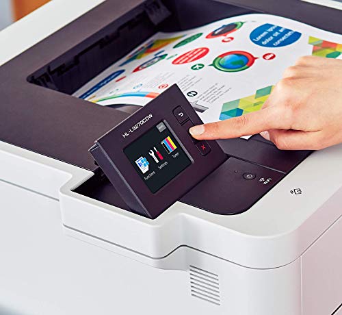 Brother HL-L3270CDW Compact Wireless Digital Color Printer with NFC, Mobile Device and Duplex Printing - Ideal for Home and Small Office Use (Renewed)