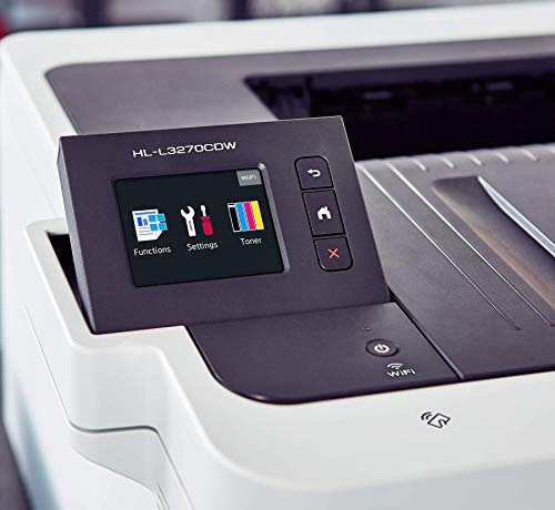 Brother HL-L3270CDW Compact Wireless Digital Color Printer with NFC, Mobile Device and Duplex Printing - Ideal for Home and Small Office Use (Renewed)