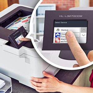 Brother HL-L3270CDW Compact Wireless Digital Color Printer with NFC, Mobile Device and Duplex Printing - Ideal for Home and Small Office Use (Renewed)