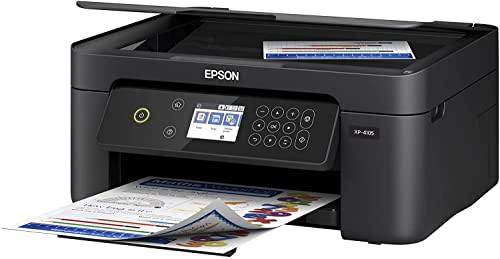 Epson_Printer XP 41 Series, All-in-One Wireless Color Inkjet Printer, Black, Print Copy Scan, 2.4" LCD, Hi-Speed USB, Auto 2-Sided Printing, Voice Activated, with MTC Printer Cable