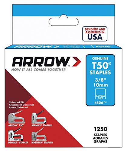 Arrow Fastener 50624SPTP 3/8" T50 Staples