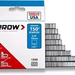 Arrow Fastener 50624SPTP 3/8" T50 Staples