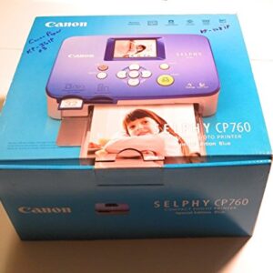 Canon Selphy CP760 Compact Photo Printer (Blue)