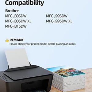 Compatible Brother LC3035 Ink Cartridges | High-Yield | 4 Pack | Latest Chipset ,Work with Brother MFC-J995DW, MFC-J805DW, MFC-J815DW XL for Brother LC3033 Ink Cartridges