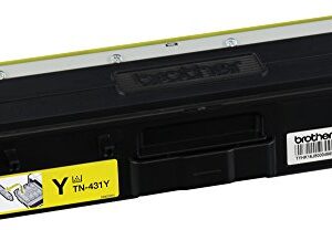 Brother Printer TN431Y Standard Yield Toner-Retail Packaging , Yellow