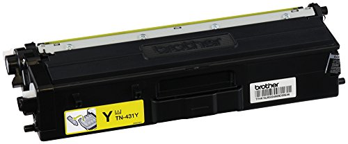 Brother Printer TN431Y Standard Yield Toner-Retail Packaging , Yellow