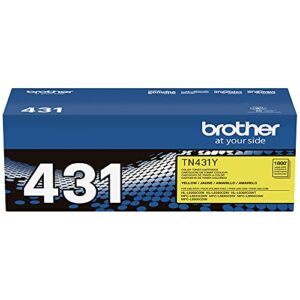 Brother Printer TN431Y Standard Yield Toner-Retail Packaging , Yellow