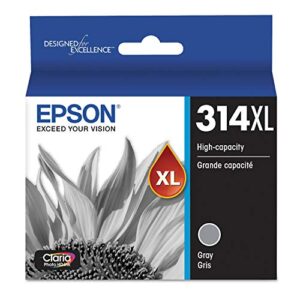 epson t314 claria photo hd -ink high capacity gray -cartridge (t314xl720-s) for select epson expression photo printers