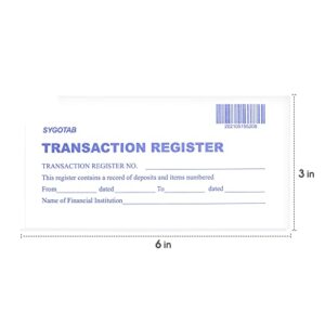 12 PCS Check registers for Personal Checkbook, Upgrade Checkbook Register and transactions Ledgers.