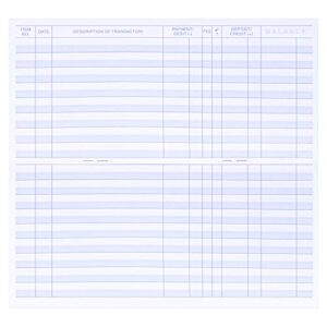 12 PCS Check registers for Personal Checkbook, Upgrade Checkbook Register and transactions Ledgers.