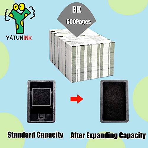 YATUNINK Remanufactured Ink Cartridge Replacements for Canon PG-245XL 245 XL 245XL PG-243 Black Ink Cartridge for Canon Pixma TR4522 MG2522 MG2922 TS302 MX490 MX492 TR4550 TS3122 Printer(1Black)