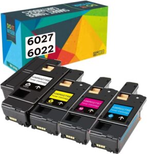 do it wiser remanufactured toner cartridge replacement for xerox workcentre 6027 6025 phaser 6022 6020 (1 black 106r02759 1 cyan 106r02756 1 magenta 106r02757 1 yellow 106r02758) 4pack