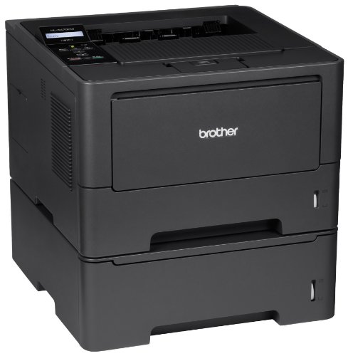 Brother High-Speed Monochrome Laser Printer with Wireless Networking, Duplex and Dual Paper Trays (HL5470DWT), Amazon Dash Replenishment Ready