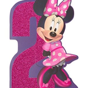 American Greetings 2nd Birthday Card for Girl (Minnie Mouse)