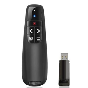 presentation clickers for powerpoint, clicker for laptop presentations remote, usb wireless presenter remote, power point remote clicker for computer/mac/ppt/google slide advancer