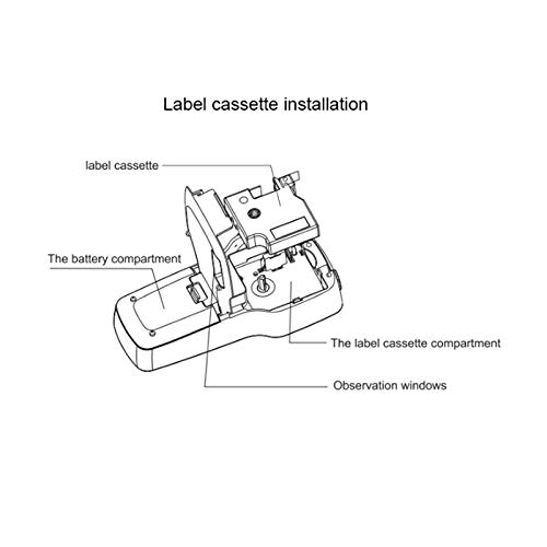 N/A Outdoor Portable Mini Mobile Label Maker Handheld Thermal Transfer Barcode Printer