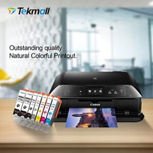 TekMall Compatible Ink Cartridges PGI-270XL CLI-271XL Ink 271 Ink 270 271XL 270XL Used for PIXMA MG7720 TS9020 TS8020 MG6821 TS9000 MG7700 MG6820 Printers 7 Pack (2*PGBK, BK, C, M, Y, GY)