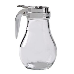 great credentials syrup dispenser with cast zinc top, 14-ounce (1, 14 oz)