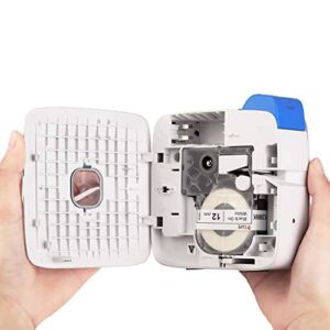 N/A Label Printer Marker Thermal Transfer Printer Manual Cutting 6-14mm Label Width Support 8 Languages with 3 Rolls Paper (Color : D)