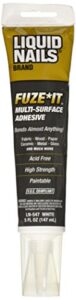 liquid nails ln-547 fuze*it multi-purpose repair adhesive (5-ounce)