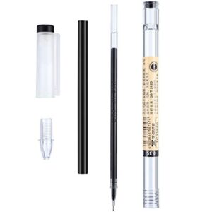 Chinco 0.35 mm Black Gel Ink Pen Extra-Fine Ballpoint Pen for Office School Stationery Supply (12 Pieces)