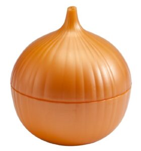 hutzler onion saver, yellow