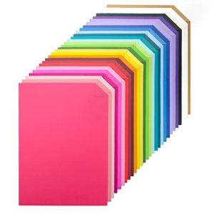 60 sheets color cardstock, 28 assorted colors 250gsm a4 size, double sided printed cardstock paper, premium thick card stock for card making, craft, scrapbooking, party decors, kids school supplies…