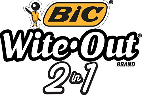 BIC 15ml Bottle Wite-Out 2 in 1 Correction Fluid (BICWOPFP11),White