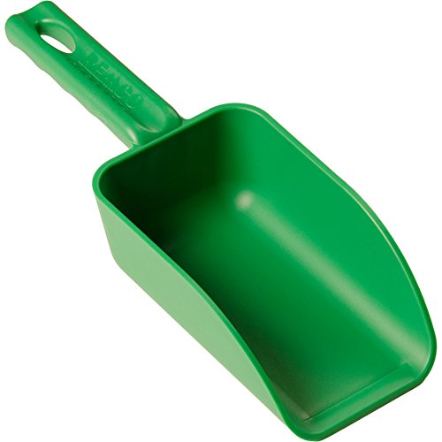 Vikan Remco 63002 Color-Coded Plastic Hand Scoop - BPA-Free Food-Safe Kitchen Utensils, Restaurant and Food Service Supplies, 16 oz, Green