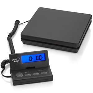 smart weigh digital shipping and postal weight scale, 110 lbs x 0.1 oz, ups usps post office scale