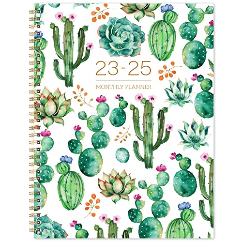 2023-2025 Monthly Planner/Calendar - 2 Year Monthly Planner 2023-2025, July 2023 - June 2025, 9" x 11" Planner with Twin-Wire Binding, Monthly Tabs, Two-Side Pocket, Perfect Daily Organizer